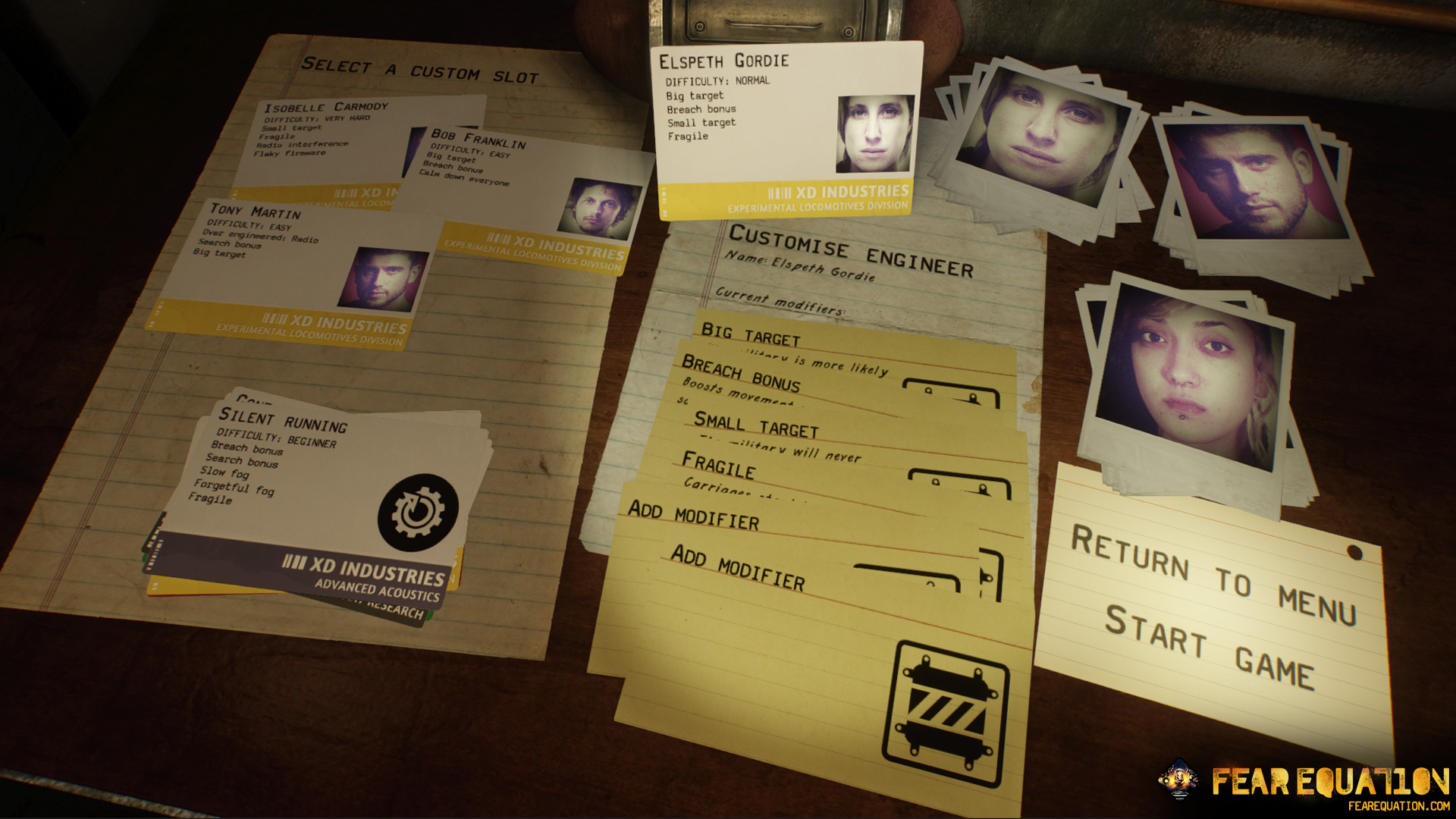 Fear Equation | Screwfly Studios